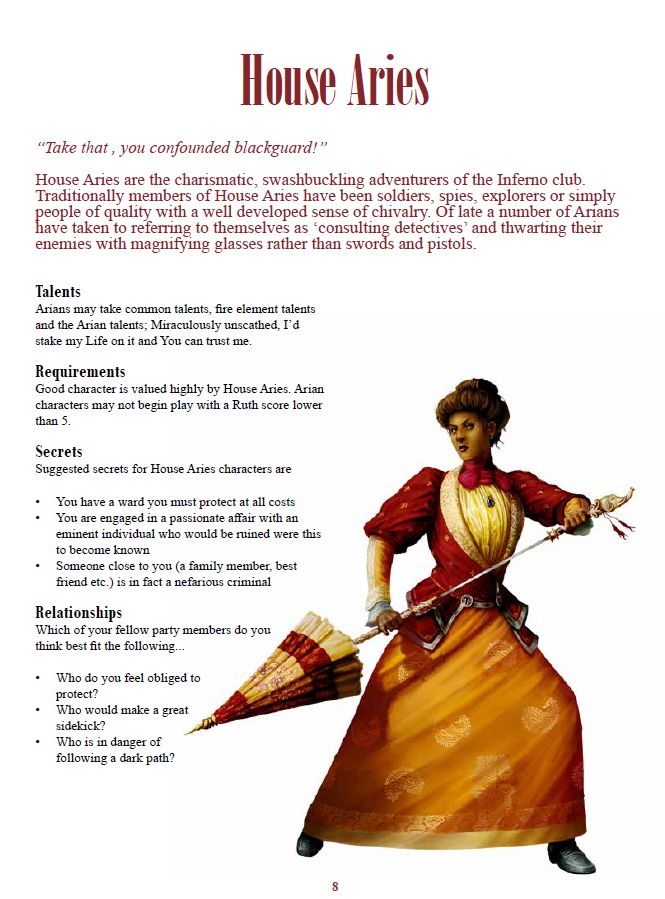 Inferno playtest: Character Creation | Amazing Tales
